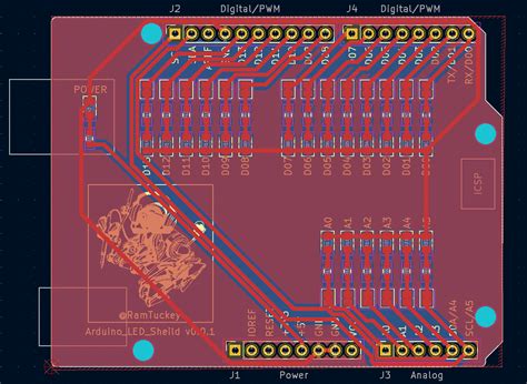 【arduinoで電子工作】arduino Uno用ledシールドの作成 電子工作でライフハック！