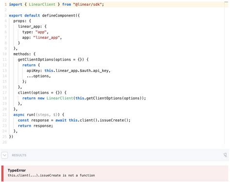 Bug Linear Oauth And Linear Api Create Issue Throw Error Thisclientissuecreate