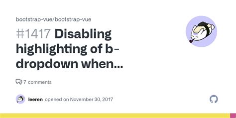 Disabling Highlighting Of B Dropdown When Hovering Or Clicking Issue Bootstrap Vue