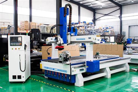 China 4 Axis Router Machine With Low Price And High Quality Blue