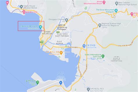 필리핀 수빅 수빅subic 바다 위의 워터파크 인플레이터블 아일랜드inflatable Island