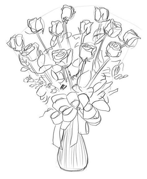 Как красиво нарисовать розу и бутон розы поэтапно карандашом для начинающих схема Как