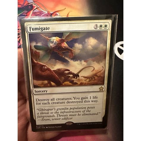 Fumigate การ์ด Magic The Gathering ของแท้ จากชุด Foundations Shopee