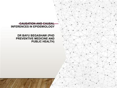 Causation And Causal Inferences Pptx Lung And Respiratory Health