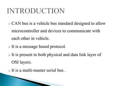 Controller Area Network Ppt Pptx