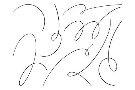 Elegant Minimal Abstract Swirl Line Graphic By Musbila · Creative Fabrica