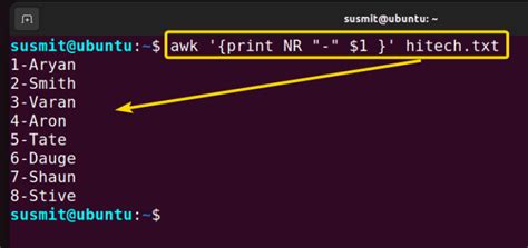 The “awk” Command In Linux 11 Practical Examples