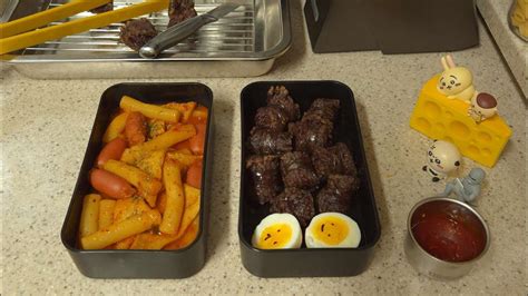 🍱vlog 떡볶이와 순대튀김🥚프렌치토스트와 식빵팝콘🍞🍿오징어덮밥🦑 Youtube