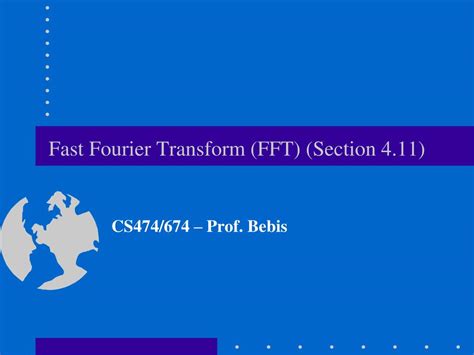Ppt Fast Fourier Transform Fft Section 4 11 Powerpoint