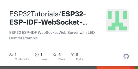 Github Esp32tutorialsesp32 Esp Idf Websocket Web Server Esp32 Esp