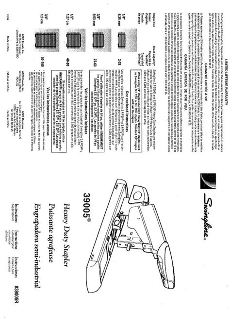 Swingline 747 Stapler Repair Diagram Swingline 747 Stapler Repair Diagram
