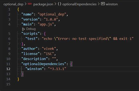 Optional Dependencies In Nodejs Tpoint Tech