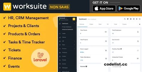 Worksuite V5503 Hr Crm And Project Management Nulled Premium
