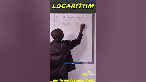 Simplifying Logarithm Youtube