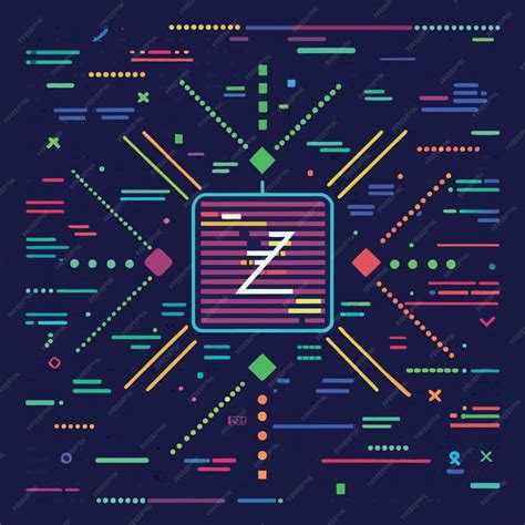 premium vector dashed line pattern code background for cryptography