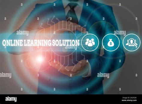 Handwriting Text Writing Online Learning Solution Conceptual Photo Use