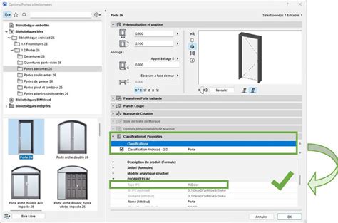 Classification Archicad Et Type IFC Association Automatique BiM
