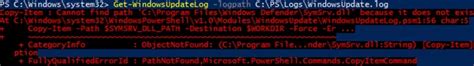 How To View And Parse Windowsupdate Log On Windows 10 Windows Server