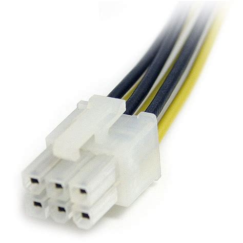 Startech Star Tech Com 6in PCI Express Power Splitter CableFor PCI Express CardYellow6 Cord