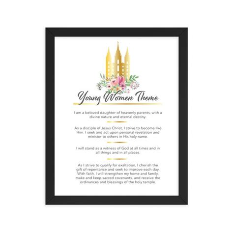 Lds Young Women Value Symbols