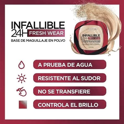 Base En Polvo Compacto Loréal Paris Infaillible Fresh Wear Simplicity