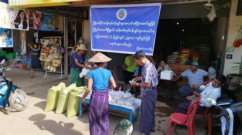 ကြို့ပင်ကောက်မြို့တွင် ဧည့်မထဆန်များအား ပြင်ပပေါက်ဈေးထက် သက်သာသောဈေးနှုန်းဖြင့် ရောင်းချပေး