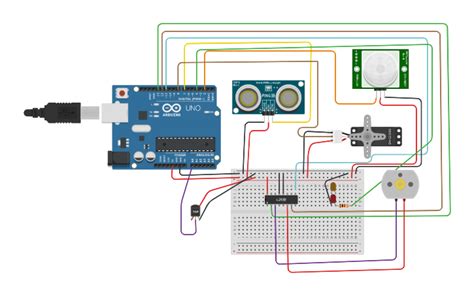 Circuit Design Smart Home Automation Tinkercad
