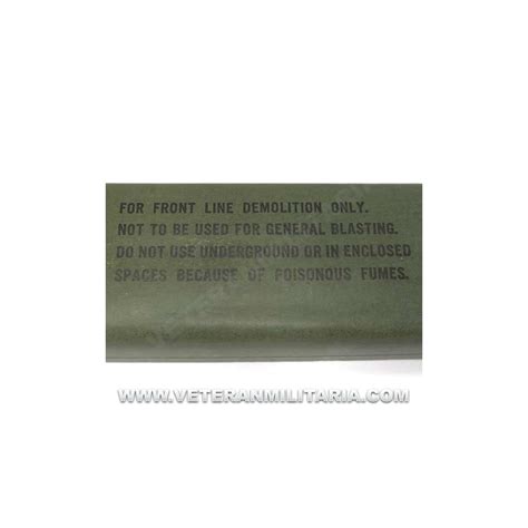Original Block Tnt 1 Pound Us Army Empty