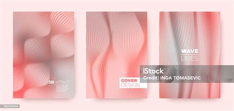 3d 라인 커버 물결 모양의 흐름 포스터입니다 최소 0명에 대한 스톡 벡터 아트 및 기타 이미지 0명 모던 양식 모양 Istock
