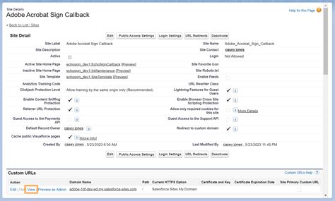 Adobe Sign For Salesforce Configure Large Document Service Push