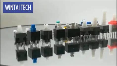 Wintai Tech China Supplier Push Button Switch Types Industrial Push Button Start Stop Push