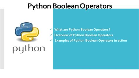 Python Boolean Operators Spark By Examples