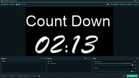 streamlabs obs timer count down speed runners youtube