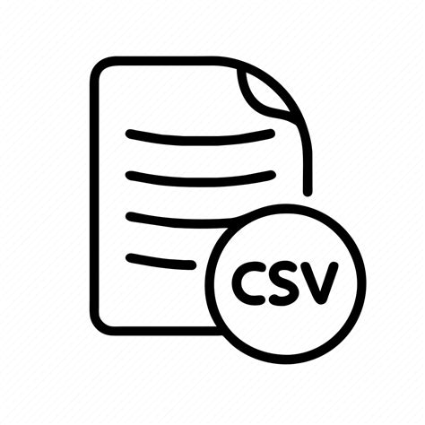 Csv Csvfile Table Icon Download On Iconfinder