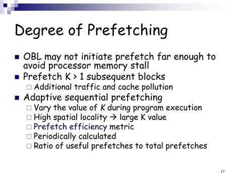 Ppt Prefetching Techniques Powerpoint Presentation Free Download