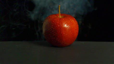 An Apple Exploding Close Up Stock Footage Video 100 Royalty Free 2516309 Shutterstock