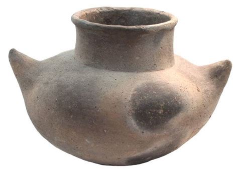 5 58 Horn Effigy Jar Bradley Place Ar Ex Durham