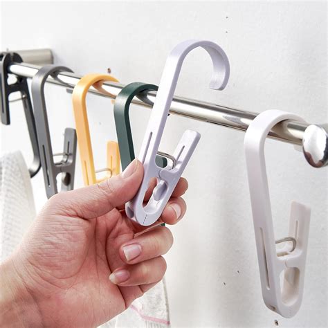 Large Clothes Pins Towel Clips 8 Pcs Multipurpose Clothes