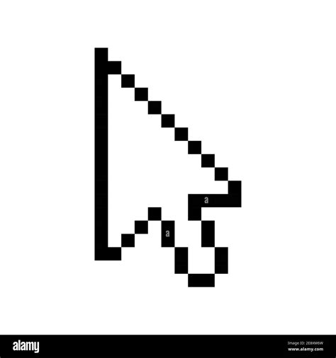 Cursor Mouse Icon Cursor Pixel Pointer Arrow Vector Web Finger Click