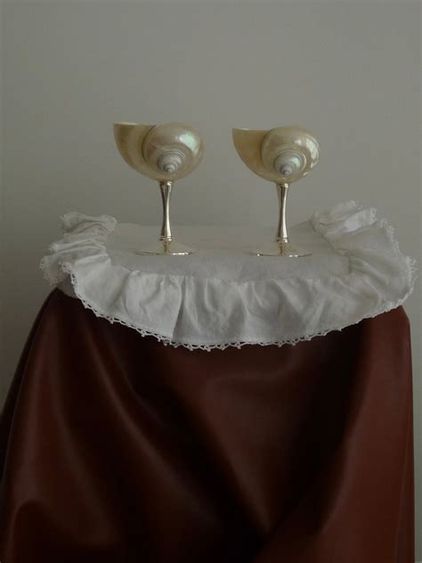 Curly Shell Glass With Silver Plated Stem CentÁ Curly Shell Glass With Silver Plated Stem CentÁ