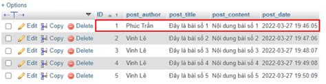 Sửa update dữ liệu và câu lệnh drop trong MySQL với Python