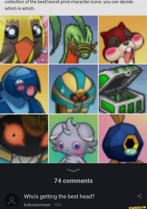 Collection Of The Pmd Character Icons You Can Decide Which Is Which