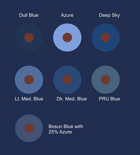 No 2 Pru Royal Blue Aka Bosun Blue Middle And Far East Pr Colour