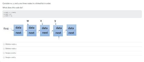 Solved Suppose That H Is A Node Object In A Linked List And