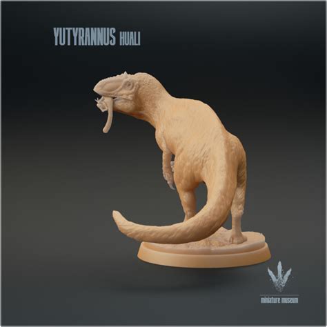 3d Printable Yutyrannus Huali Successful Hunt Includes