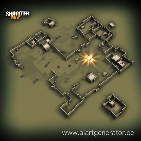 Strategic Shooter Map Layout Design For Tactical Gameplay Ai Art