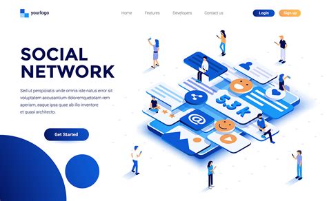 Modern Flat Design Isometric Concept On Various Topics Behance