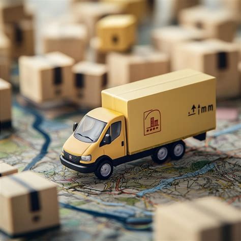 Optimizing Shipping Routes And Delivery Times Premium AI Generated Image