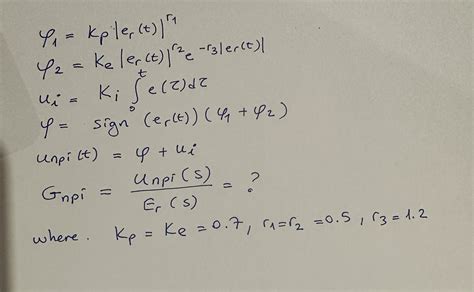 Could You Help Me To Obtain Transfer Function Of