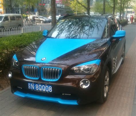 China Has The Blue Power Rangers Bmw X1 Autoevolution